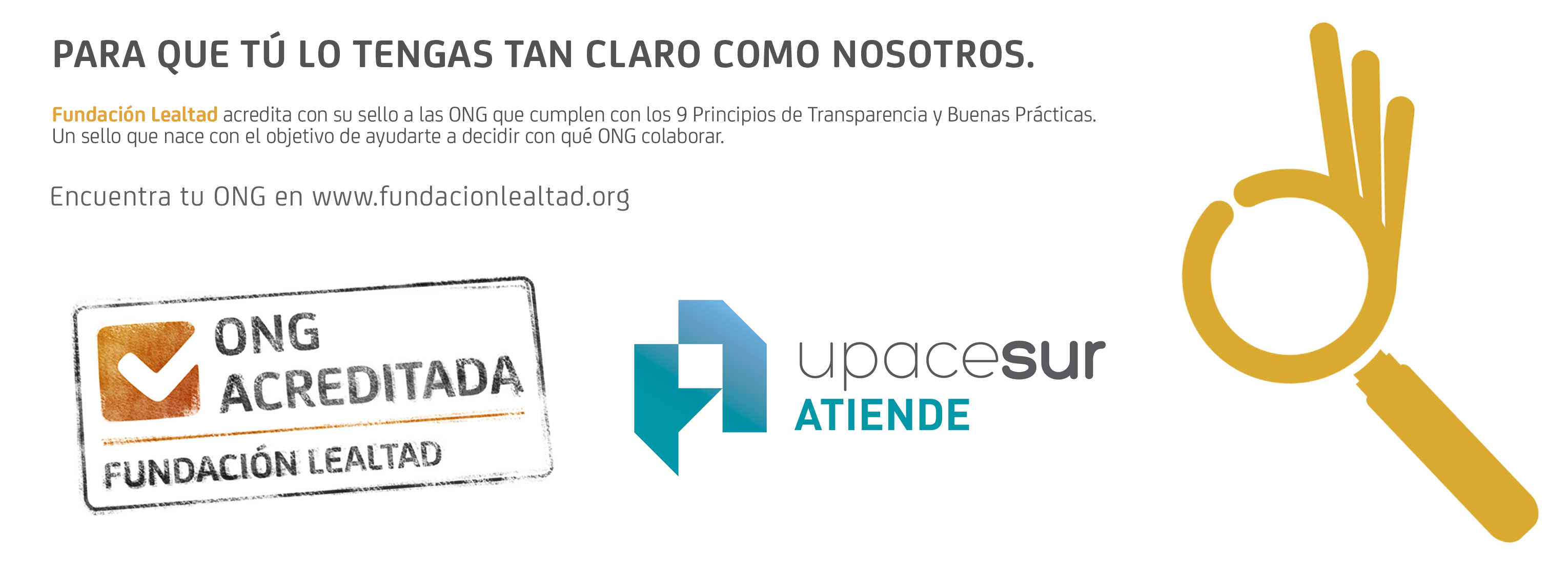 UPACESUR Atiende obtiene el Sello ONG Acreditada por la Fundación ...